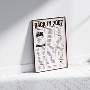 Australian Birthday Sign 2007 | Fun Facts 2007 | Newspaper Trivia 2007 ...