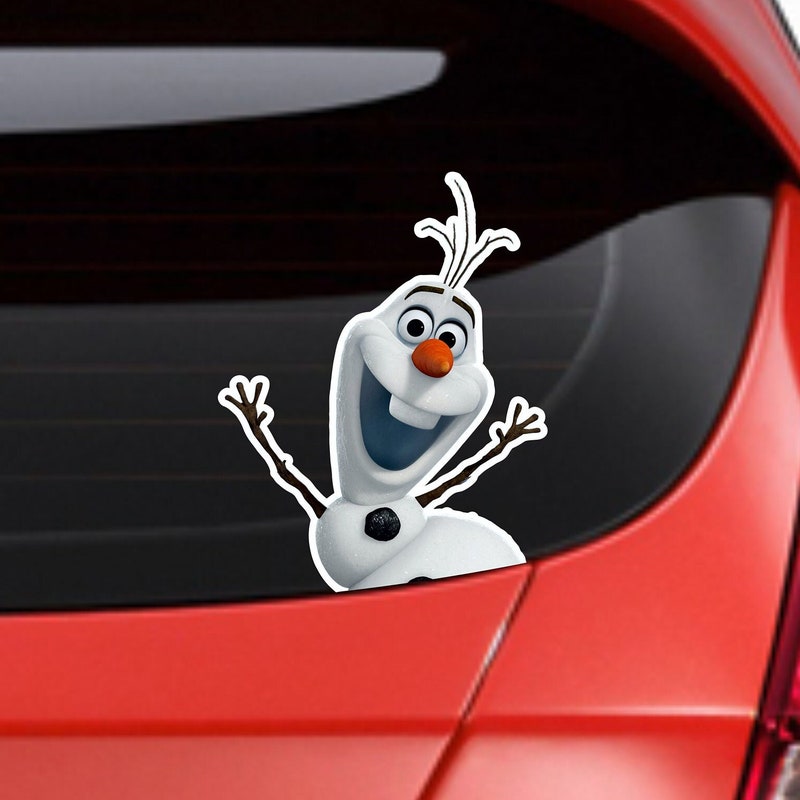 Olaf Window Decals - Etsy