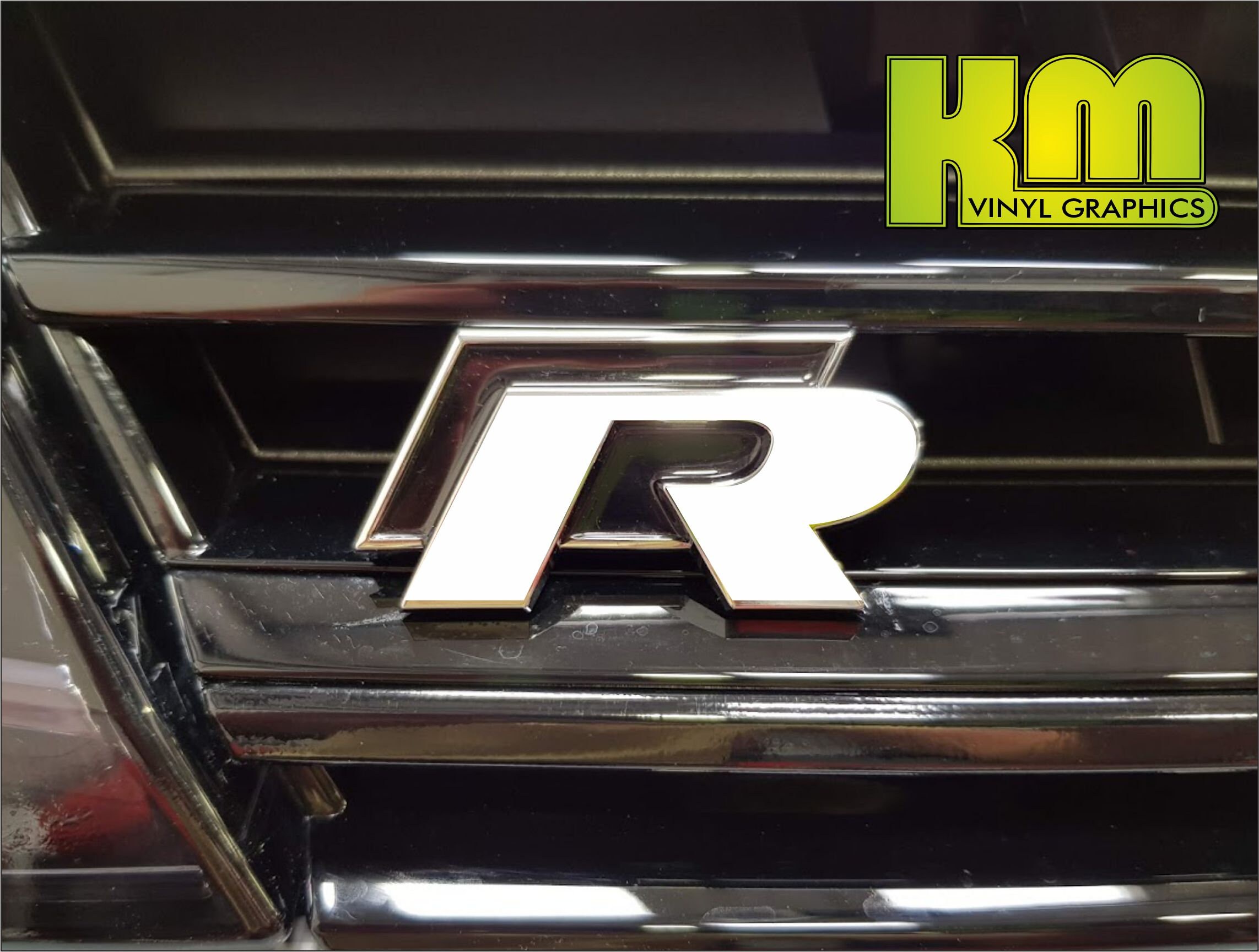 Golf R MK7 Vinyl Badge Color Plating Decal Sticker Set | Etsy