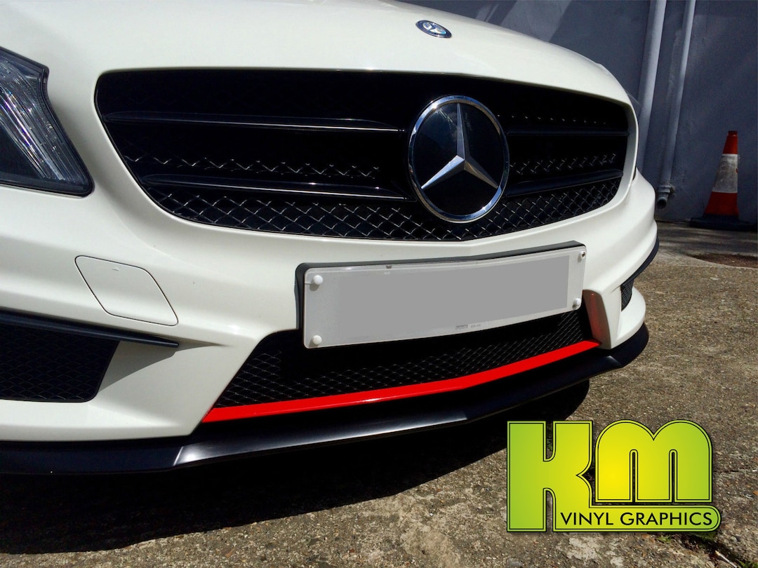 Mercedes A Class - Red Front and Rear Detailing Stripes - Etsy