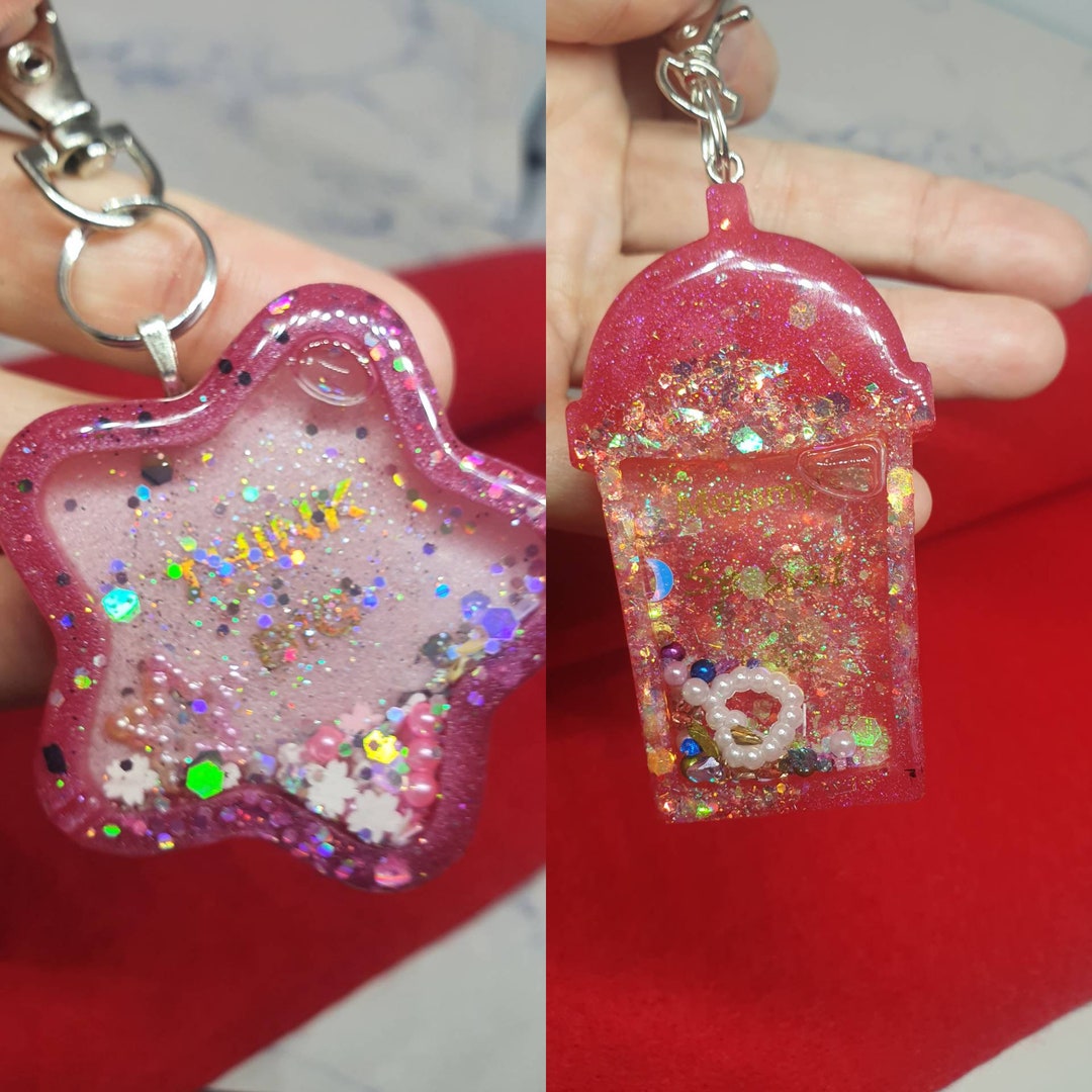 3 Different Shaker Keyrings. Star Shaker Keyring. Perfume Bottle Shaker ...