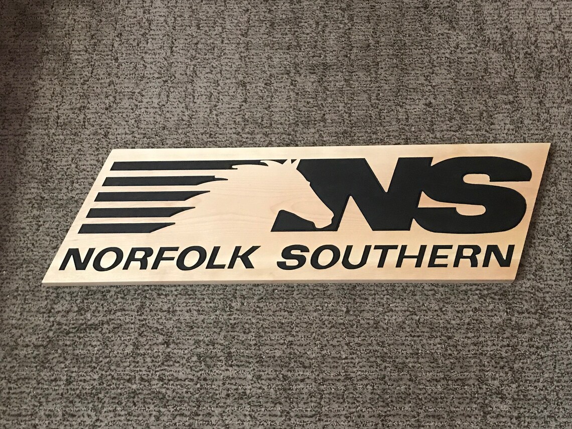 Norfolk Southern Custom Wood Sign | Etsy
