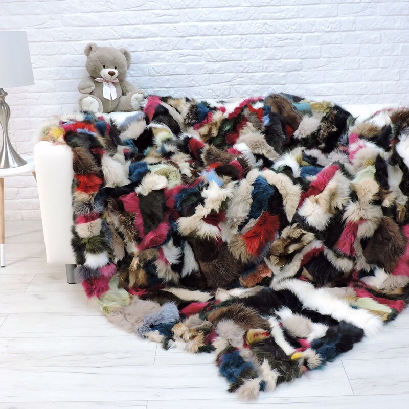 Real Furs Blanket - Etsy