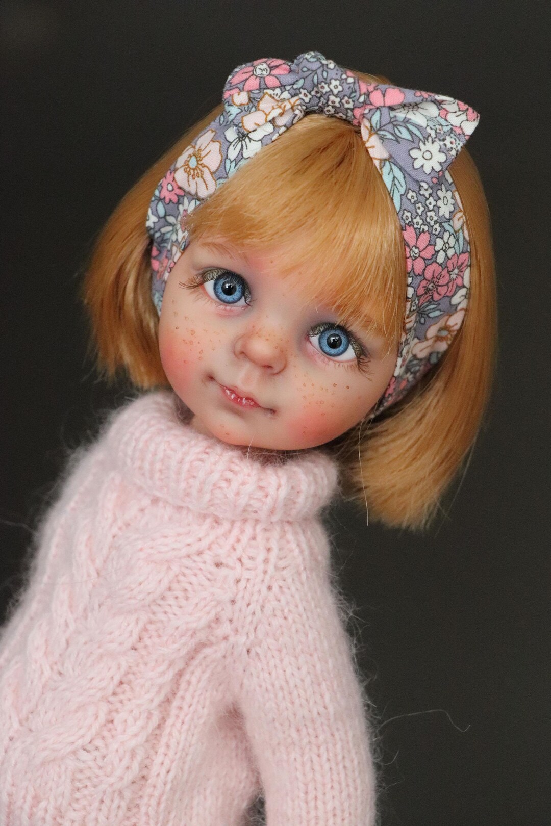 Paola Reina Head Tilt, Face Carving Ooak Repaint Custom Doll Decor - Etsy