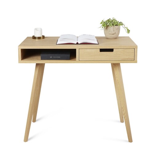 Writing Desk for Home Office Small Desk With Drawer Oak - Etsy