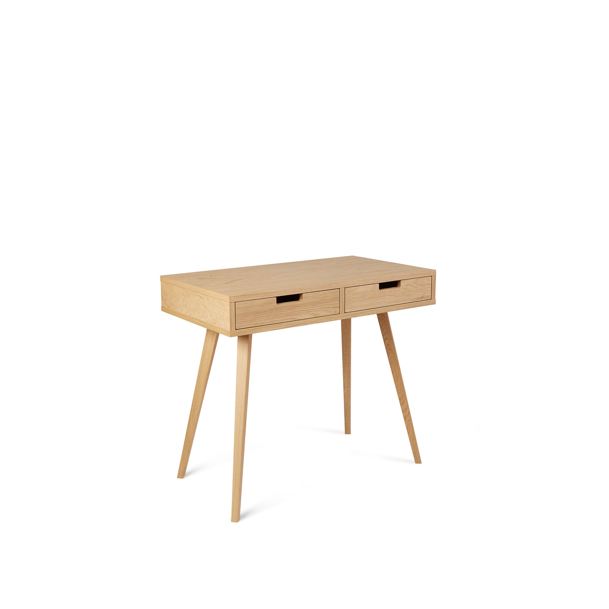 Modern Computer Desk With Drawers Made From Solid Oak and - Etsy