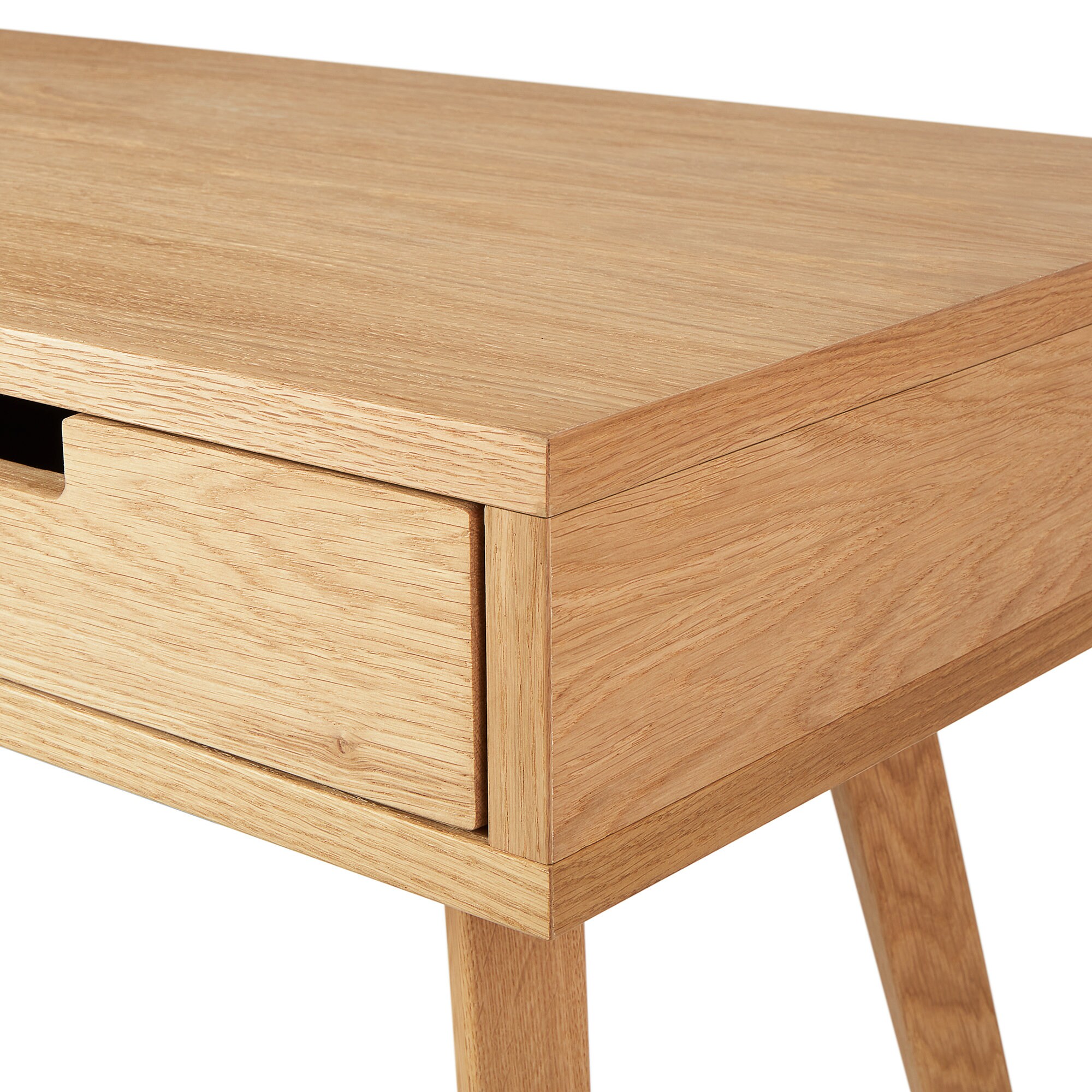 Modern Computer Desk With Drawers Made From Solid Oak and - Etsy