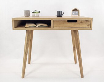 Oak Writing Desk | Etsy