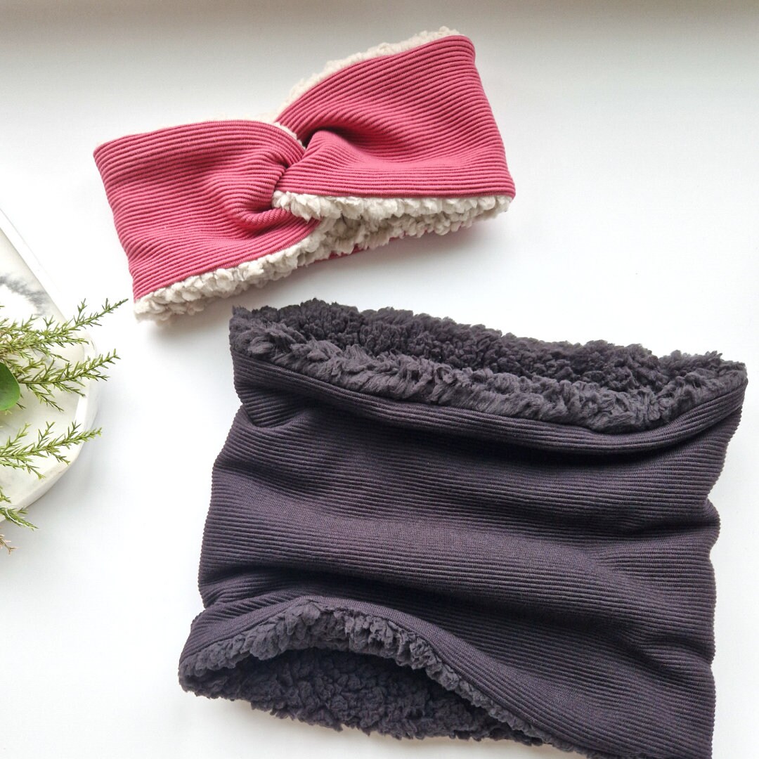 Winter Snood Teddy Sherpa Snood Neck Warmer Soft and Cozy - Etsy UK