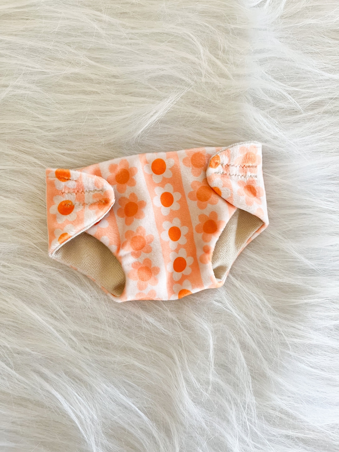 Doll Diaper // Doll Nappies // Doll Diapers // Fits 12” Cloth Doll / Minikane / Minicoletto ...