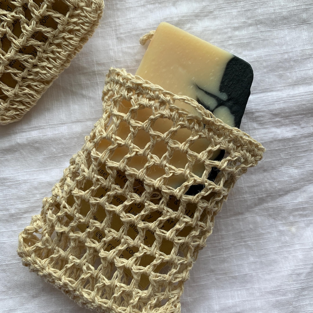 Mesh Soap Sack Crochet Pattern | Crochet Soap Saver Bag | Crochet ...