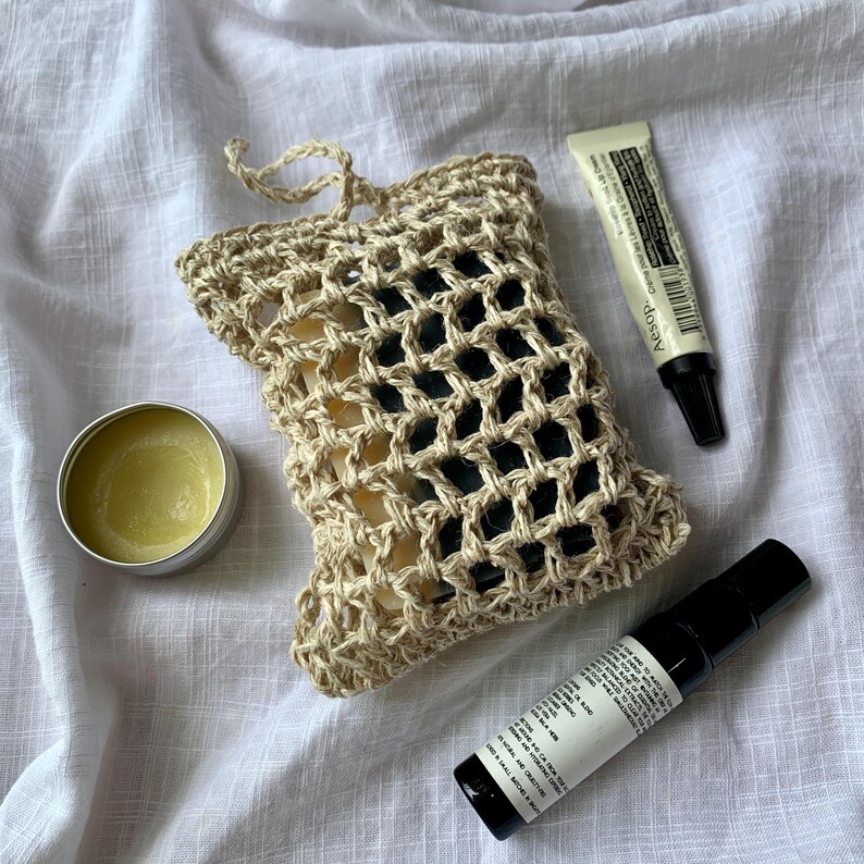 Mesh Soap Sack Crochet Pattern | Crochet Soap Saver Bag | Crochet ...