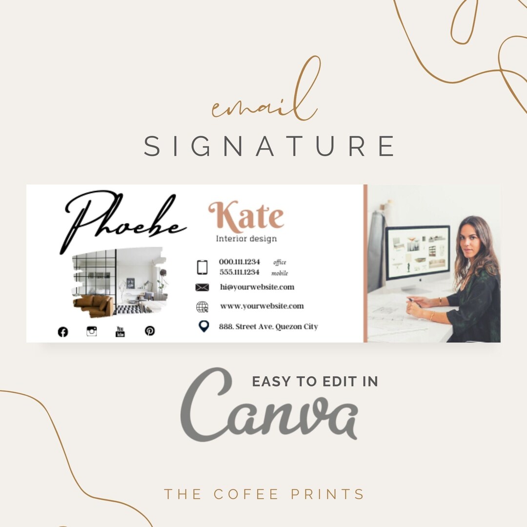 Email Signature Template Logo, Best Seller, Realtor Marketing Tool ...