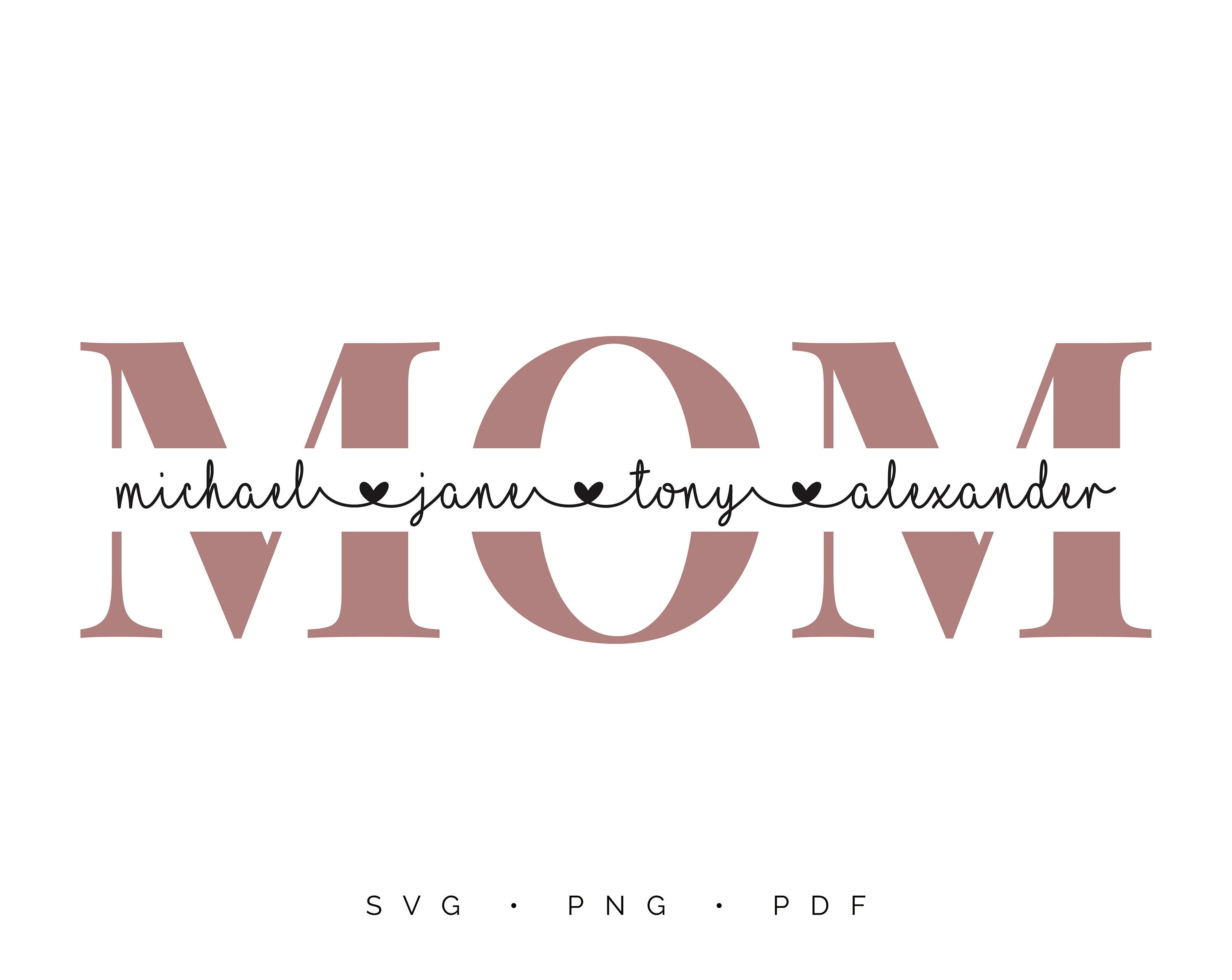 Personalized Mom Svg, Mama Svg Design,mama Shirt SVG, Mother Svg, Mama ...