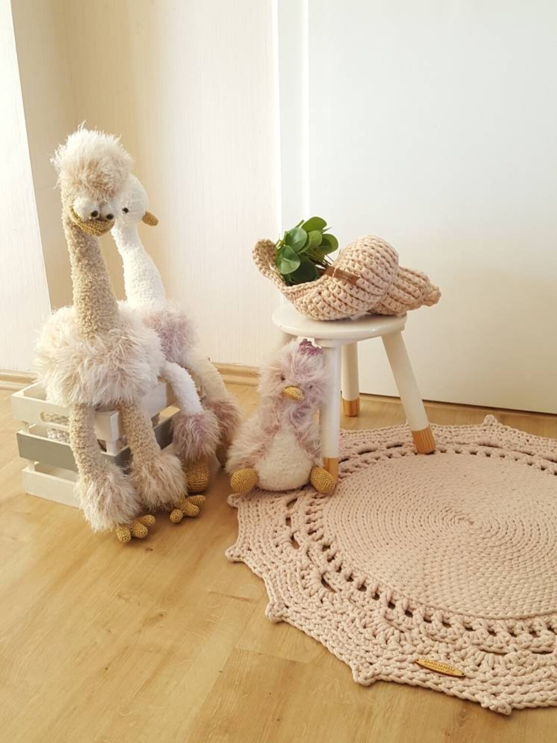 Teppich rund Badezimmer Baumwollteppich gehäkelt im - Etsy.de