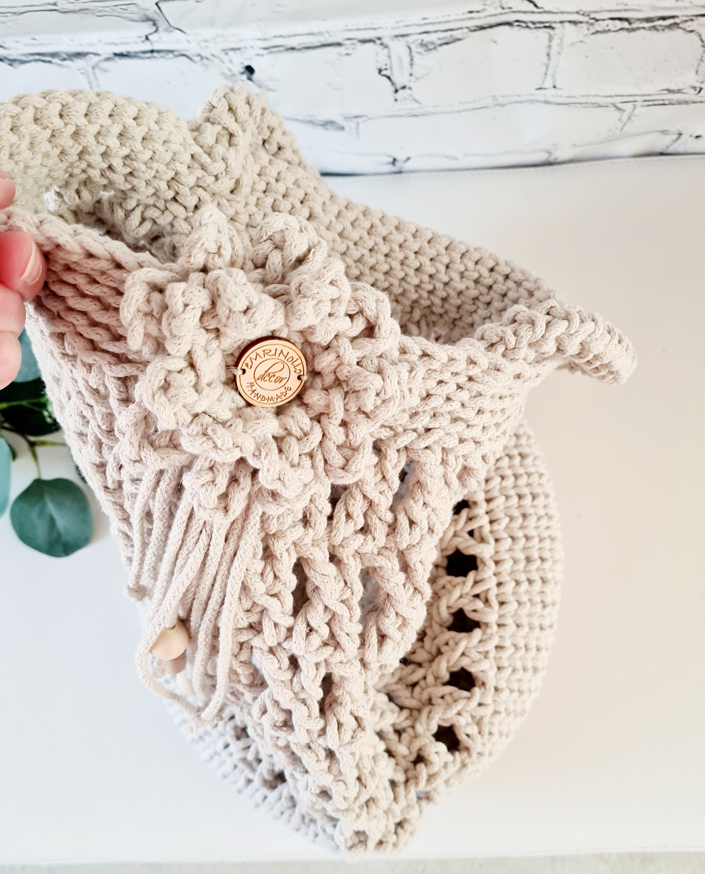 Handbag Shoulder Bag Handbag Mesh Bag Marrow Bag Crochet - Etsy UK