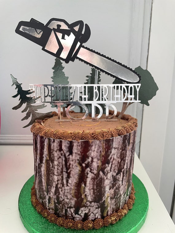 Tree Surgeon Cake Topper Set - Etsy UK