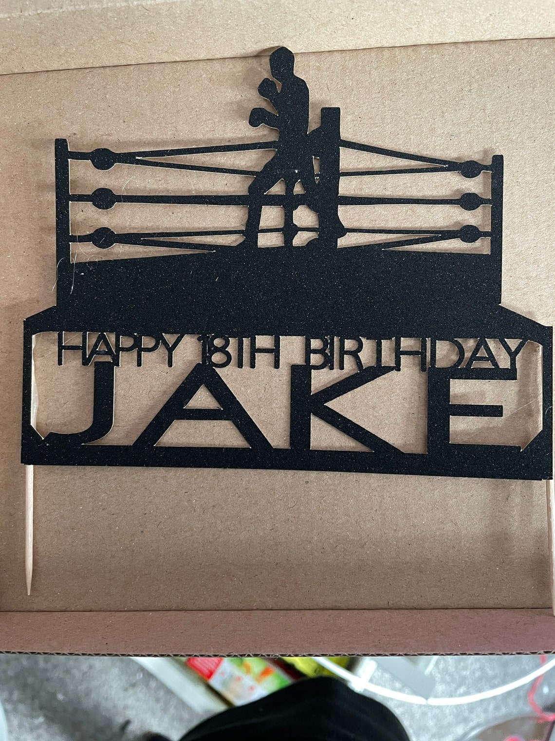 Wrestling Boxing Ring Cake Topper - Etsy