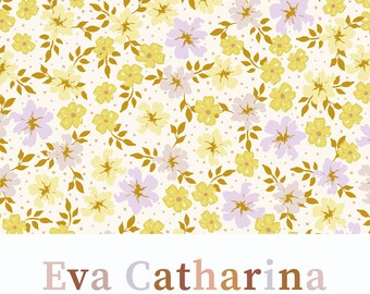 Spring Summer Flowers Bohemian Vintage Seamless Repeat Pattern File ...