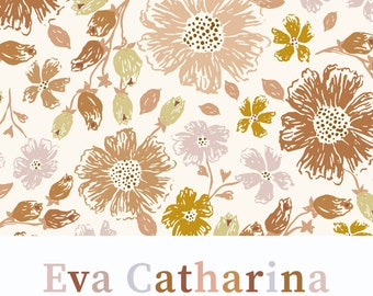 Spring Summer Flowers Bohemian Vintage Seamless Repeat Pattern File ...