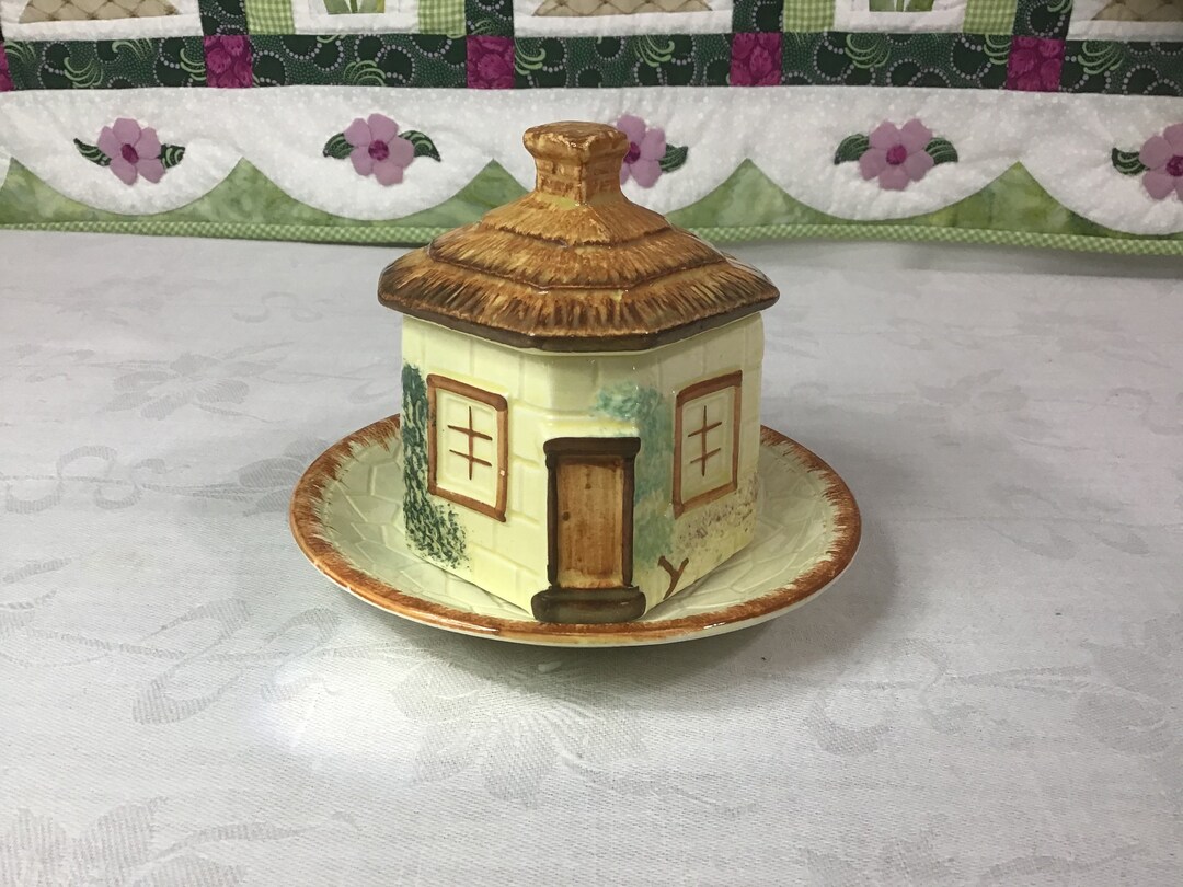 Cottage Ware Keele Street Pottery Condiment Dish With Saucer - Etsy