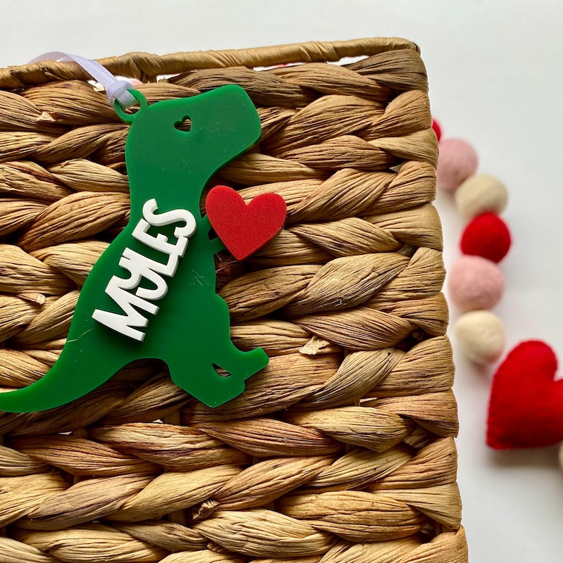Dinosaur Valentine - Etsy