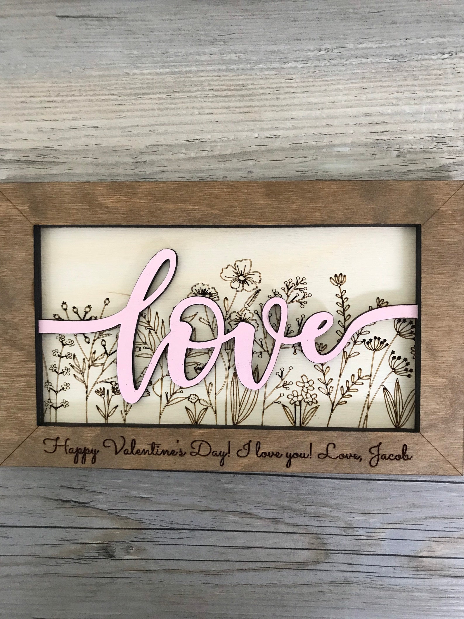 Personalized Name Sign for Your Wife mom abuela grandma - Etsy
