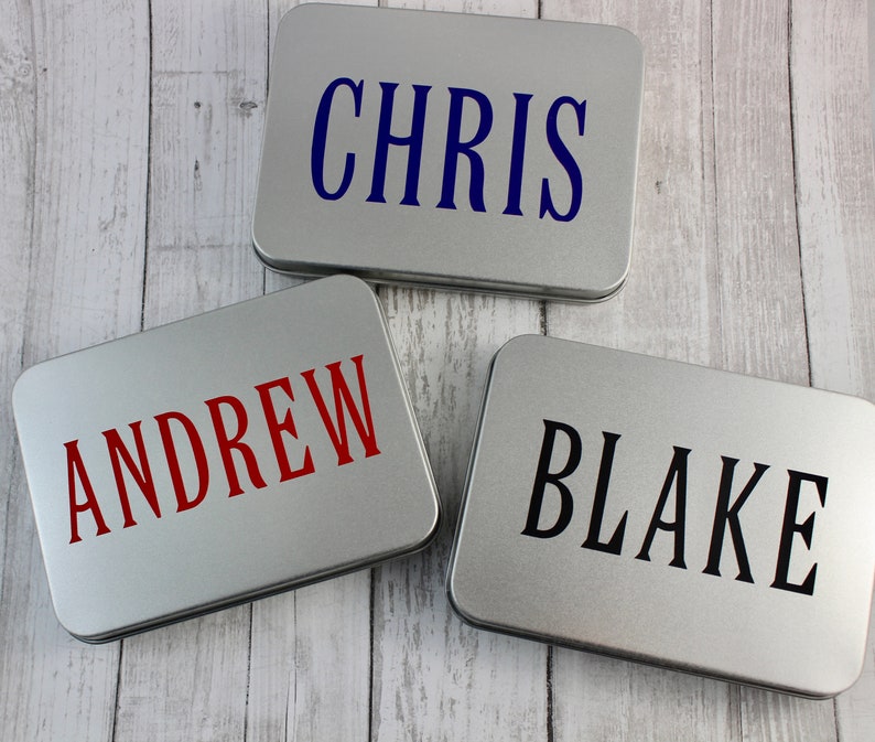 Personalized Gift Card Tin Boxes-dinosaur-stocking - Etsy