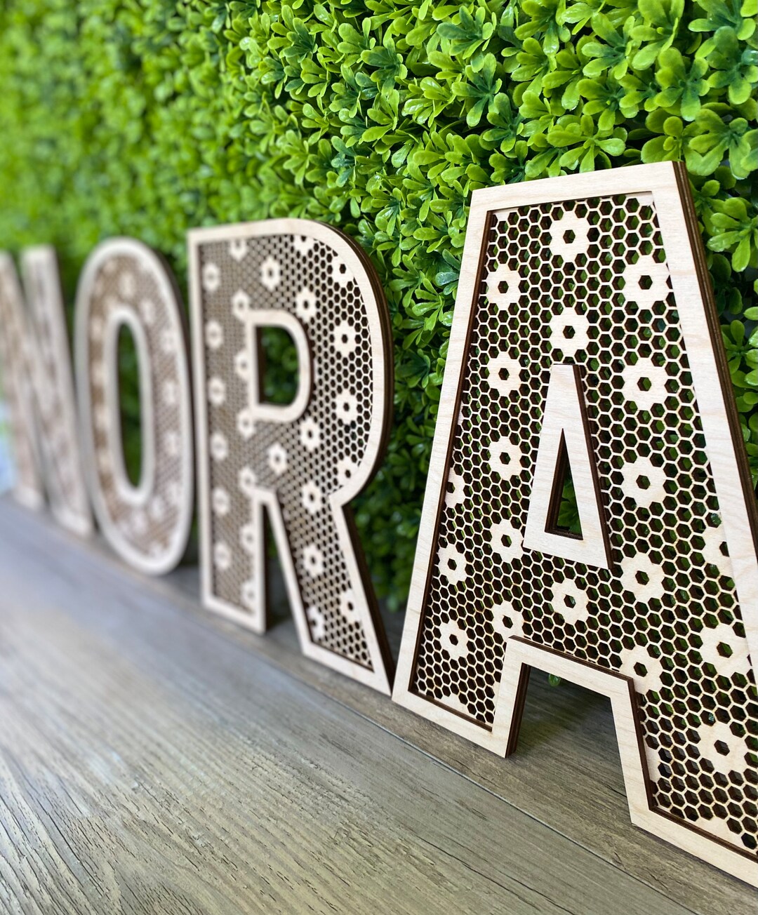 Floral Rattan Letters Daisy Letters Flower Letters Rattan Letters ...