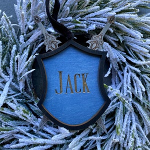 Shield Ornament - Sword Ornament - Knight Ornament - Medieval Ornament ...