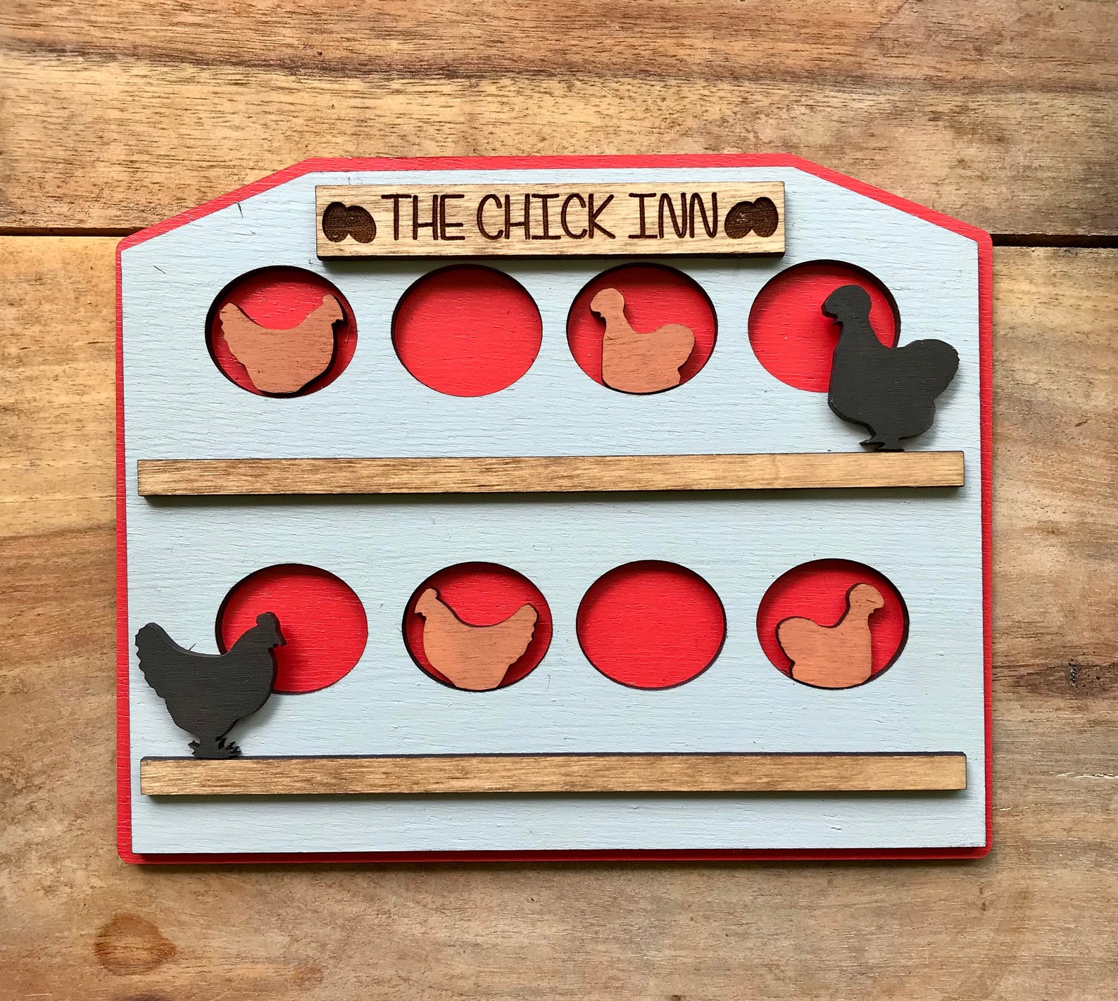 Chicken Tiered Tray Chicken Theme Decorations Farmhouse - Etsy
