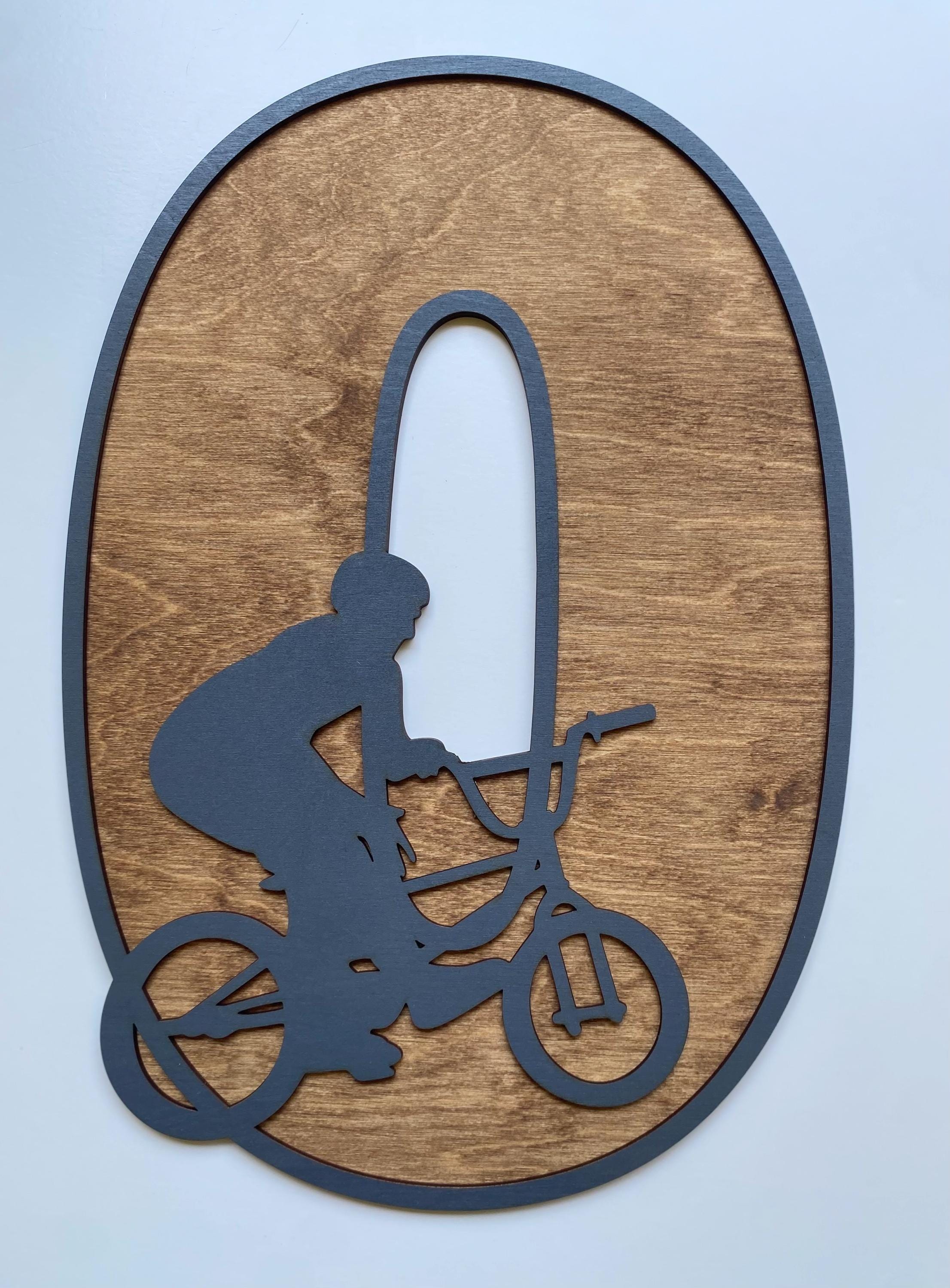 Personalized BMX Name Sign: Laser Cut Wood Letters, Kids Room Decor - Etsy