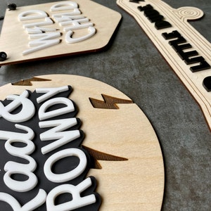 Rad & Rowdy Sign - Wild Child Sign - Rad Little Dude Sign - Little Dude ...