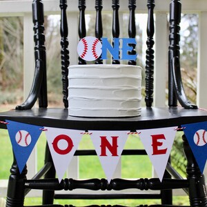 One Baseball Happy Birthday Topper-rookie of the Year - Etsy