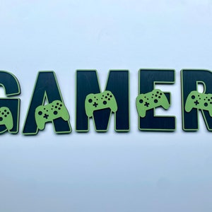 Video Game Letters and Numbers - Personalized Video Game Letters ...