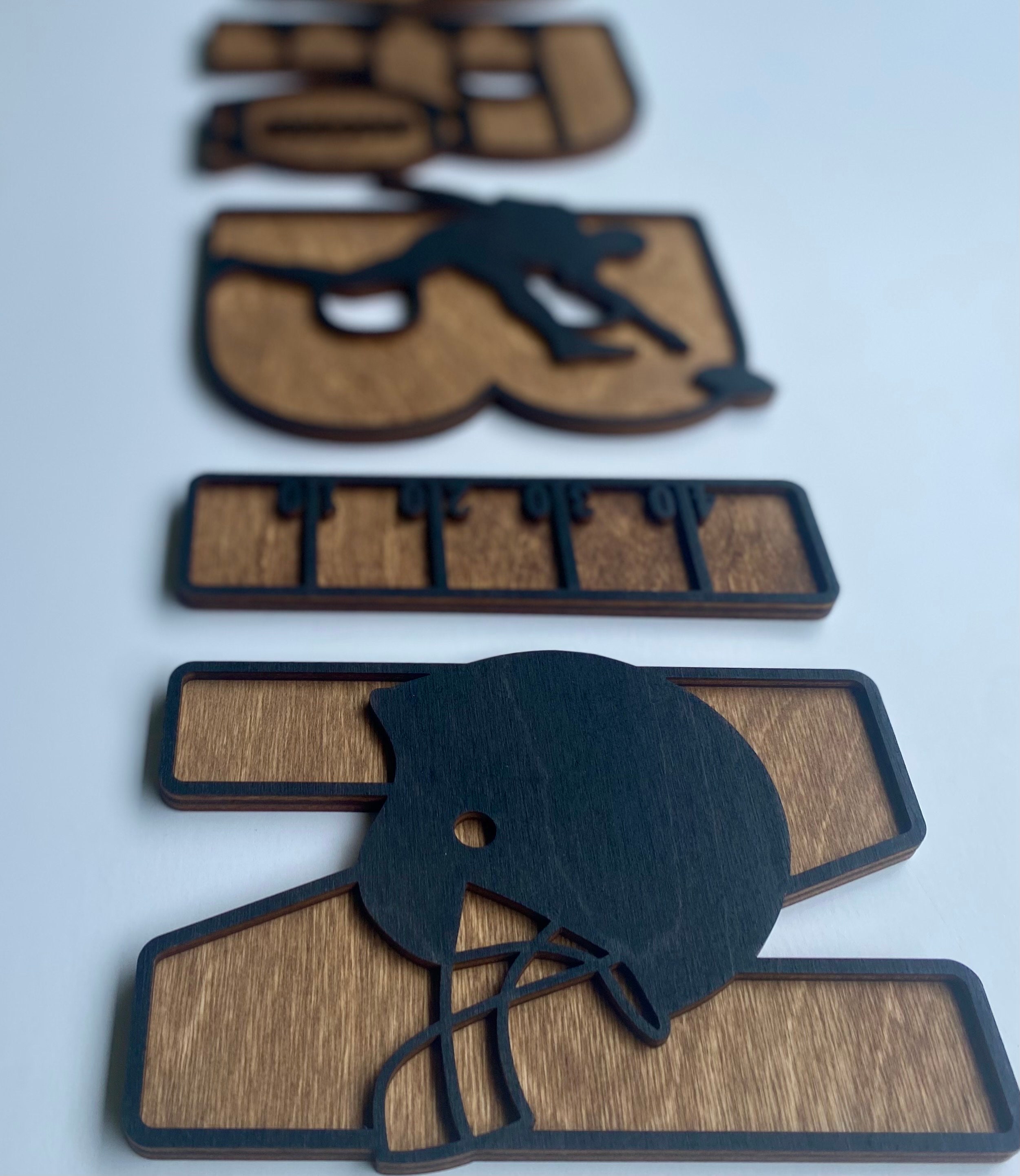 Personalized Football Letters: Sports Decor - Etsy