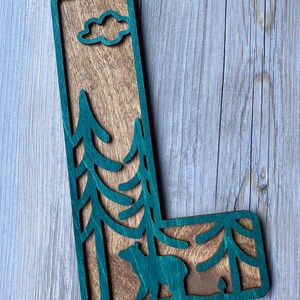 Woodland Forest Letters and Numbers - Custom Name for Kids - Kids Room ...