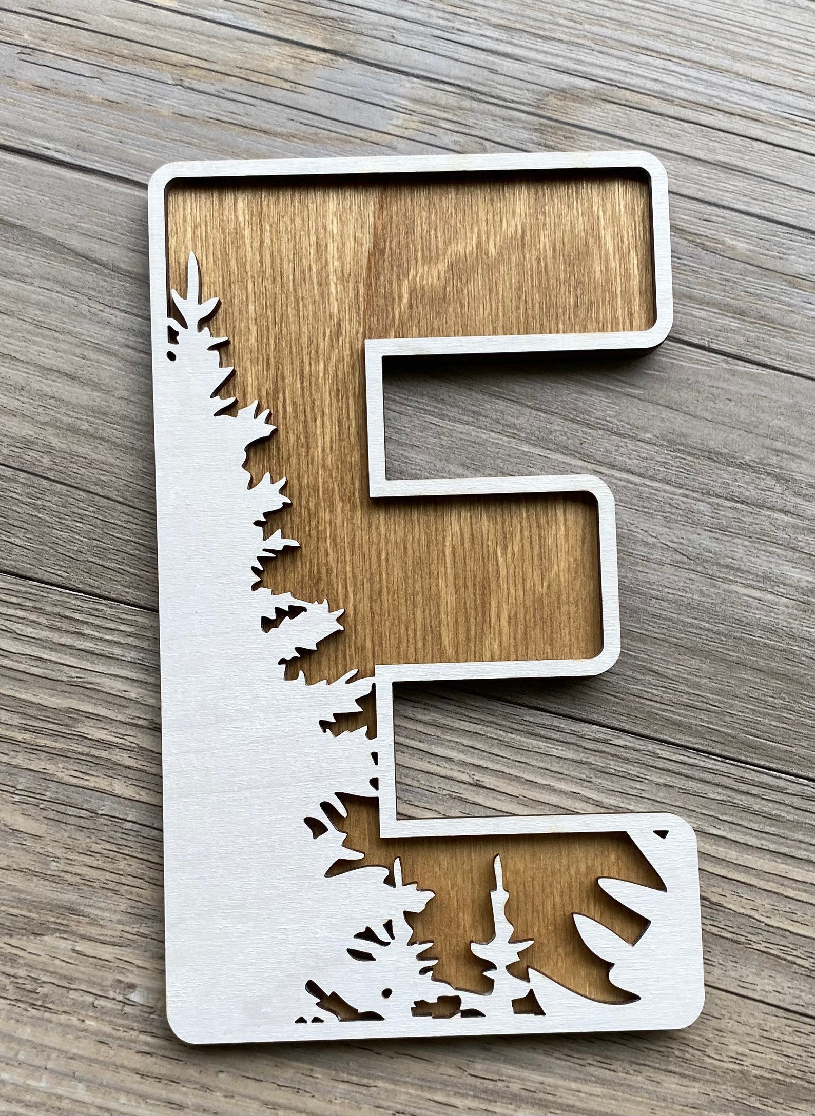 Tree Letters Forest Letters Custom Name for Kids Kids Room Decor Tree ...