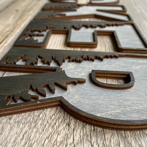 Tree Letters - Forest Letters - Custom Name for Kids - Kids Room Decor ...