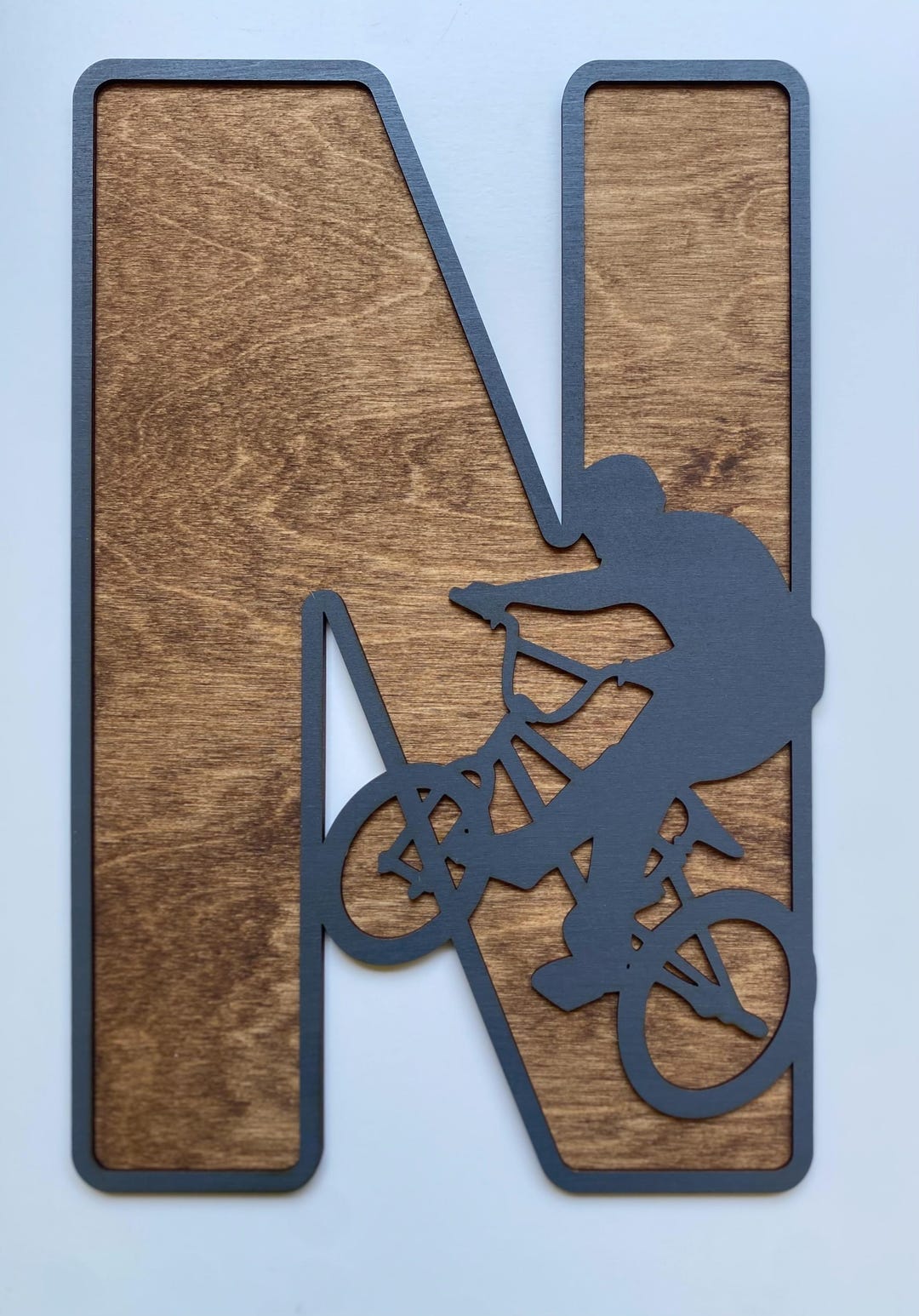 Personalized BMX Name Sign: Laser Cut Wood Letters, Kids Room Decor - Etsy