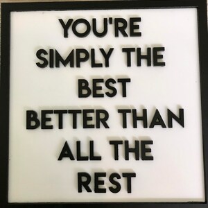 Personalized Acrylic Signs- Black and White Signs - Valentine Gift ...