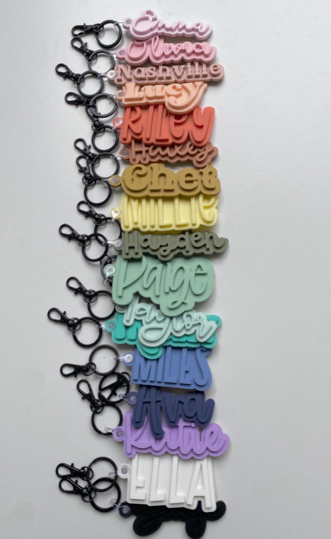 Backpack Name Tag - Custom Bag Tag - Diaper Bag Tag - Lunchbox Tag ...