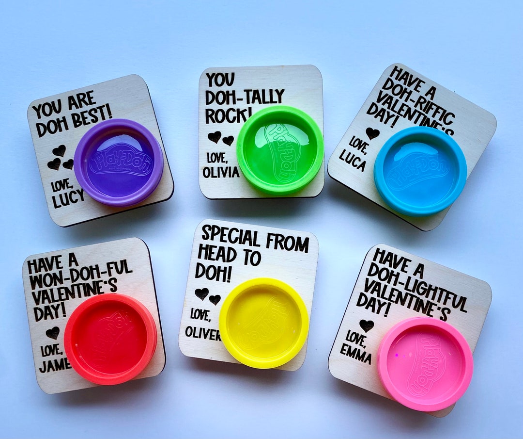 Doh Valentine Gift Non Candy Valentine Preschool Valentine Favor Kids ...