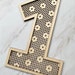 Floral Rattan Letters Daisy Letters Flower Letters Rattan Letters ...