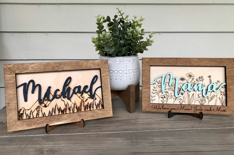 Personalized Name Sign for Your Wife mom abuela grandma - Etsy