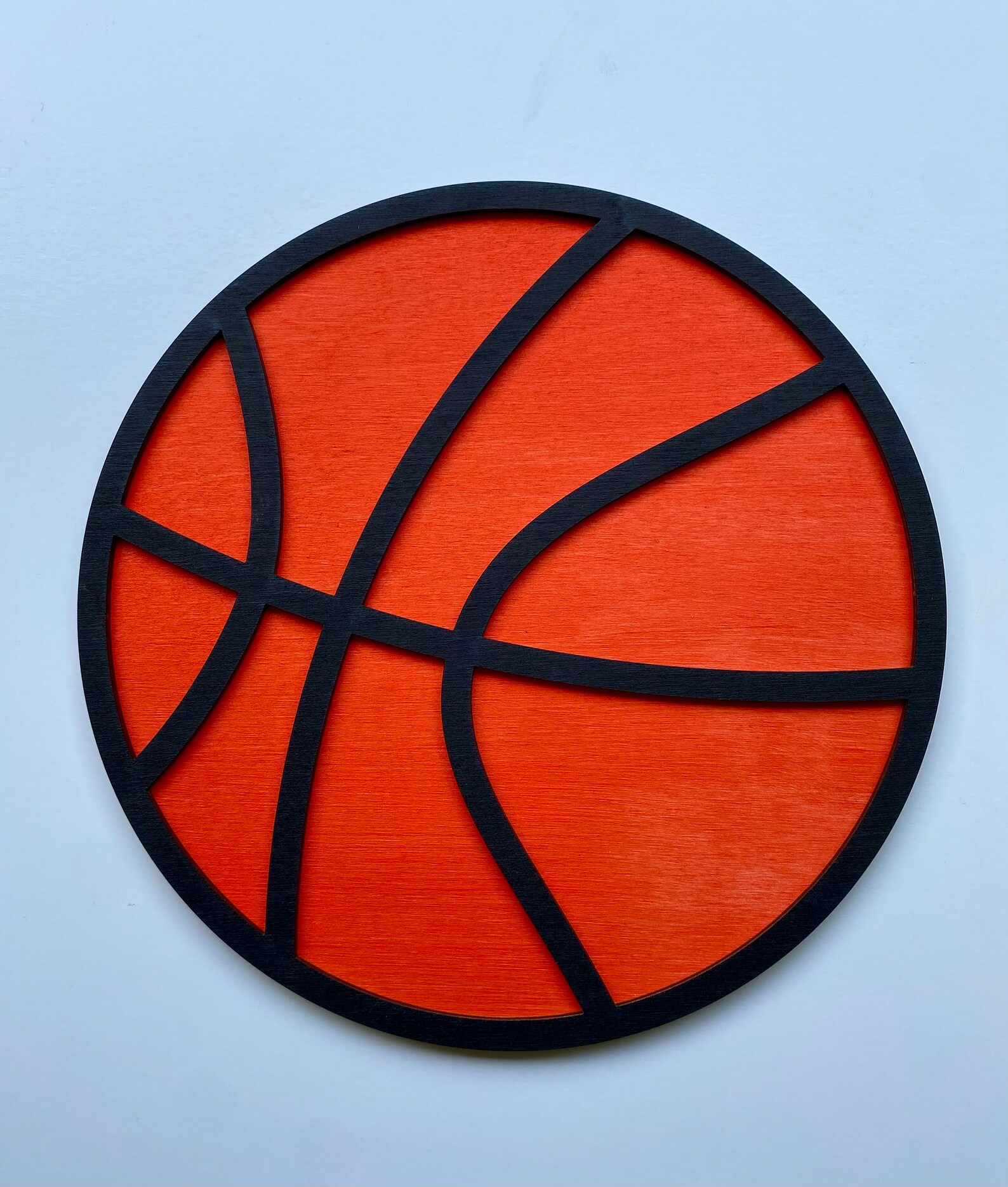 Custom Wood Basketball Wall Hanging: Sports Room Decor - Etsy