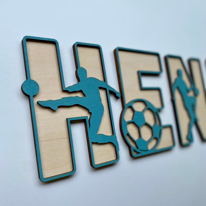 Soccer Wall Letters - Etsy