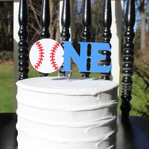 One Baseball Happy Birthday Topper-rookie of the Year - Etsy