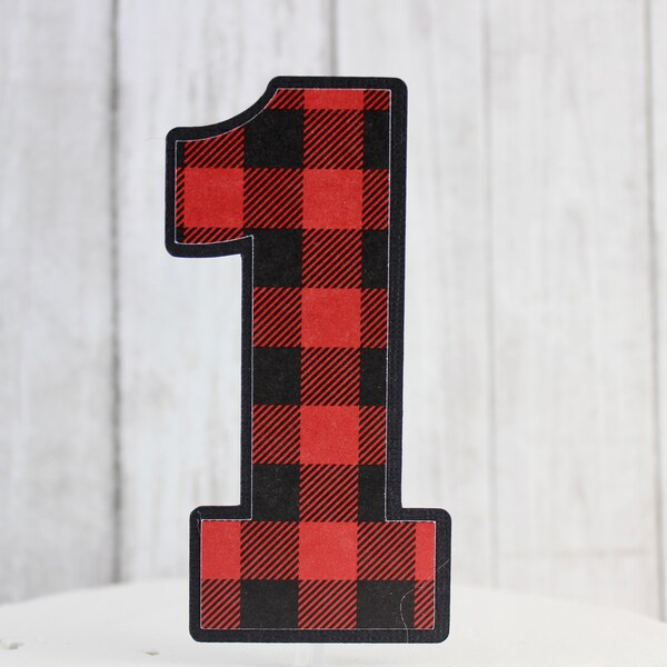 Buffalo Plaid First Birthday - Etsy