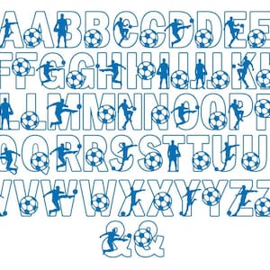 Personalized Soccer Letters: Sports Theme Laser Cut Wood Letters, Kid’s ...